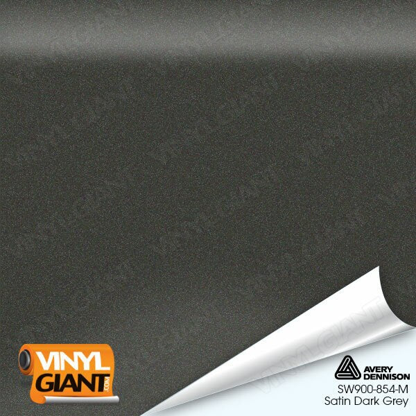 Satin Dark Gray - Avery Dennison | VinylGiant.com