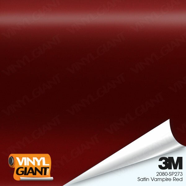 Satin Vampire Red - 3M | VinylGiant.com