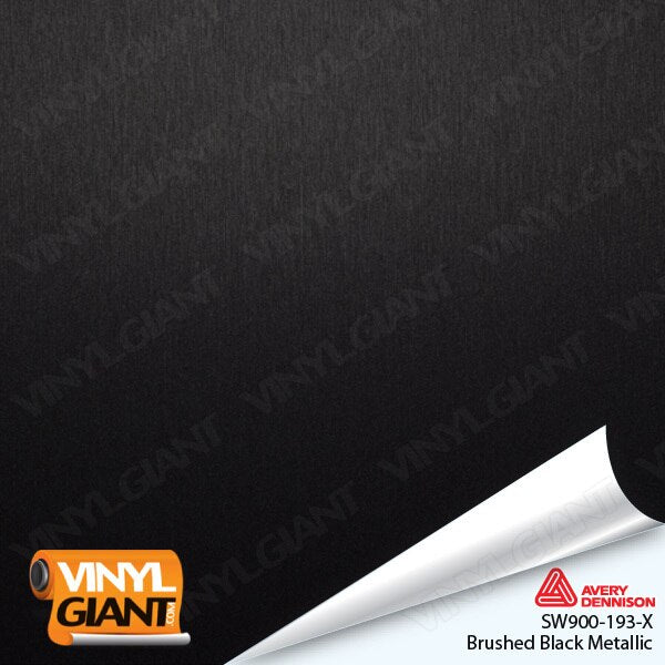 Brushed Black Metallic - Avery Dennison | VinylGiant.com