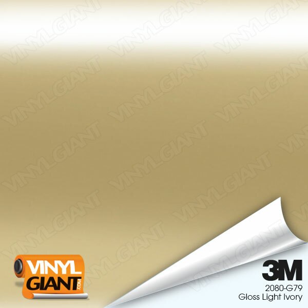 Gloss Light Ivory - 3M | VinylGiant.com